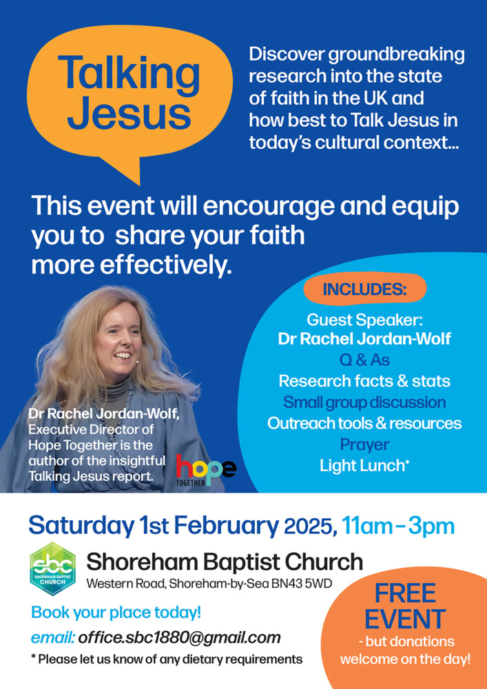 Downs Baptist Church Woodingdean | Talking Jesus Event